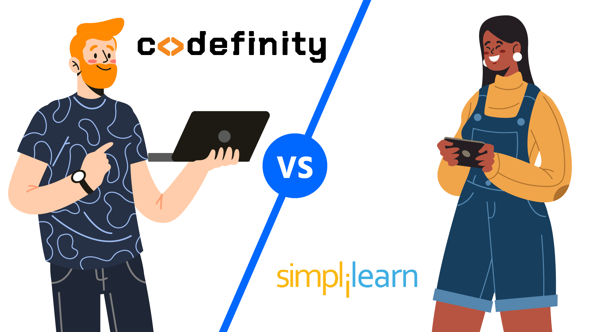 The Process of Creating the Codefinity vs Simplilearn Comparison